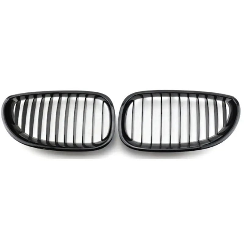 Liwiny For BMW E60 Series 2004-2009 5 series Front bumper grille Black ...